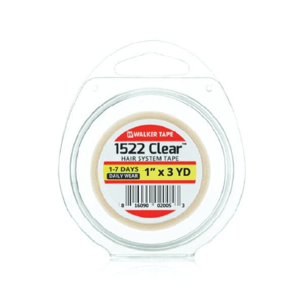1522 Clear - 1" X 3 Yds, Roll | Walker Tape