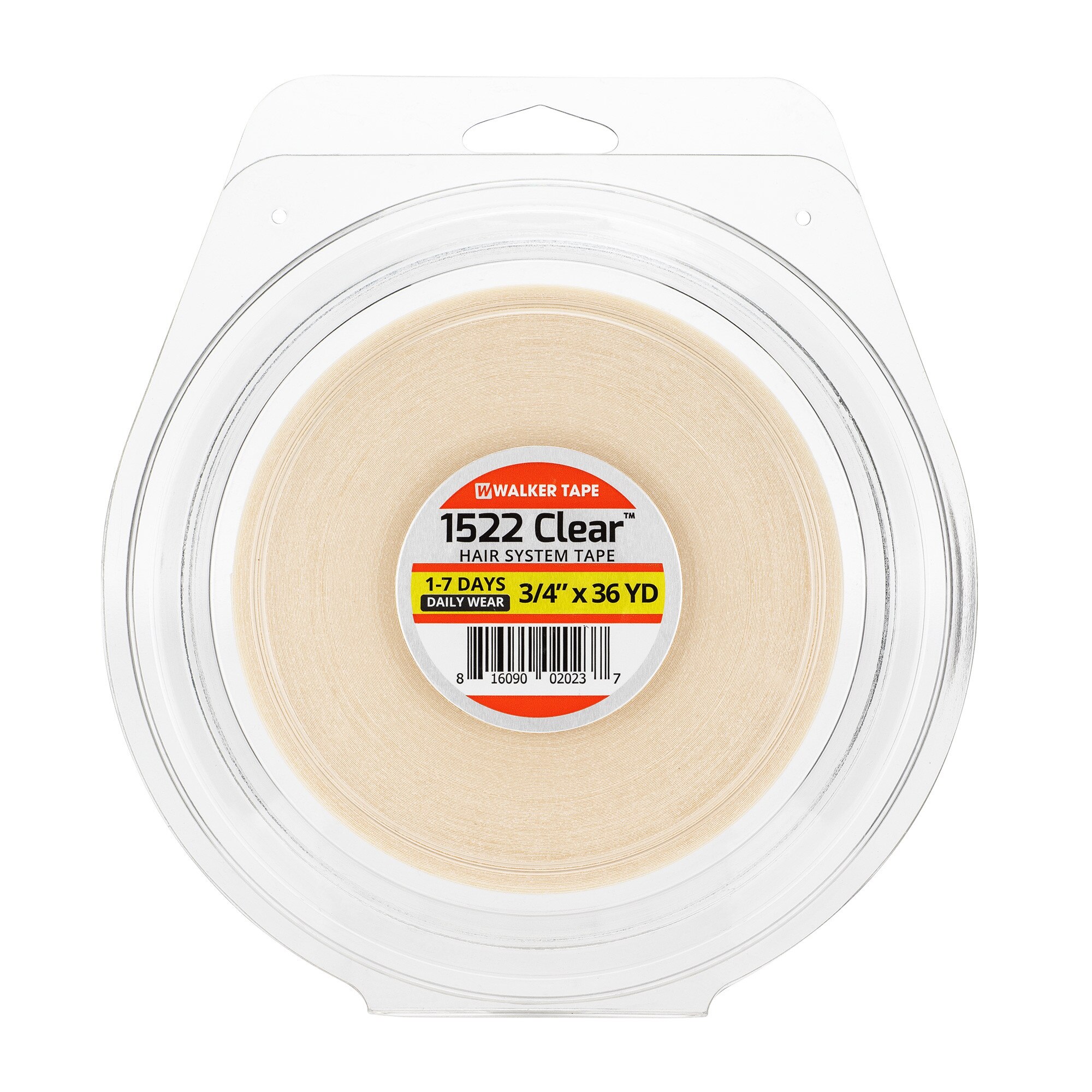 1522 Clear - 3/4" X 36 Yds, Roll | Walker Tape
