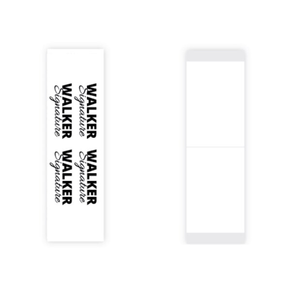 Walker Signature Tape - 1" X 3" Strips, 36pc/Bag | Walker Tape